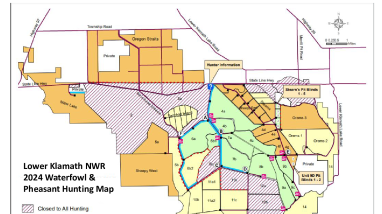 Lower Klamath Hunt Areas 2024_25 | FWS.gov