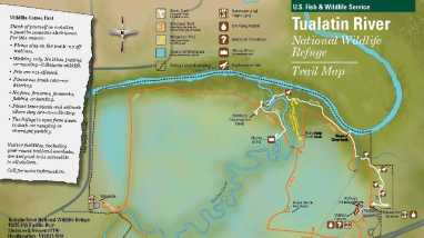 Tualatin River National Wildlife Refuge Trail Map | FWS.gov