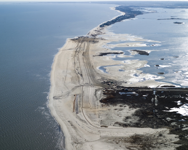 Prime Hook Beach after barrier beach restoration | FWS.gov