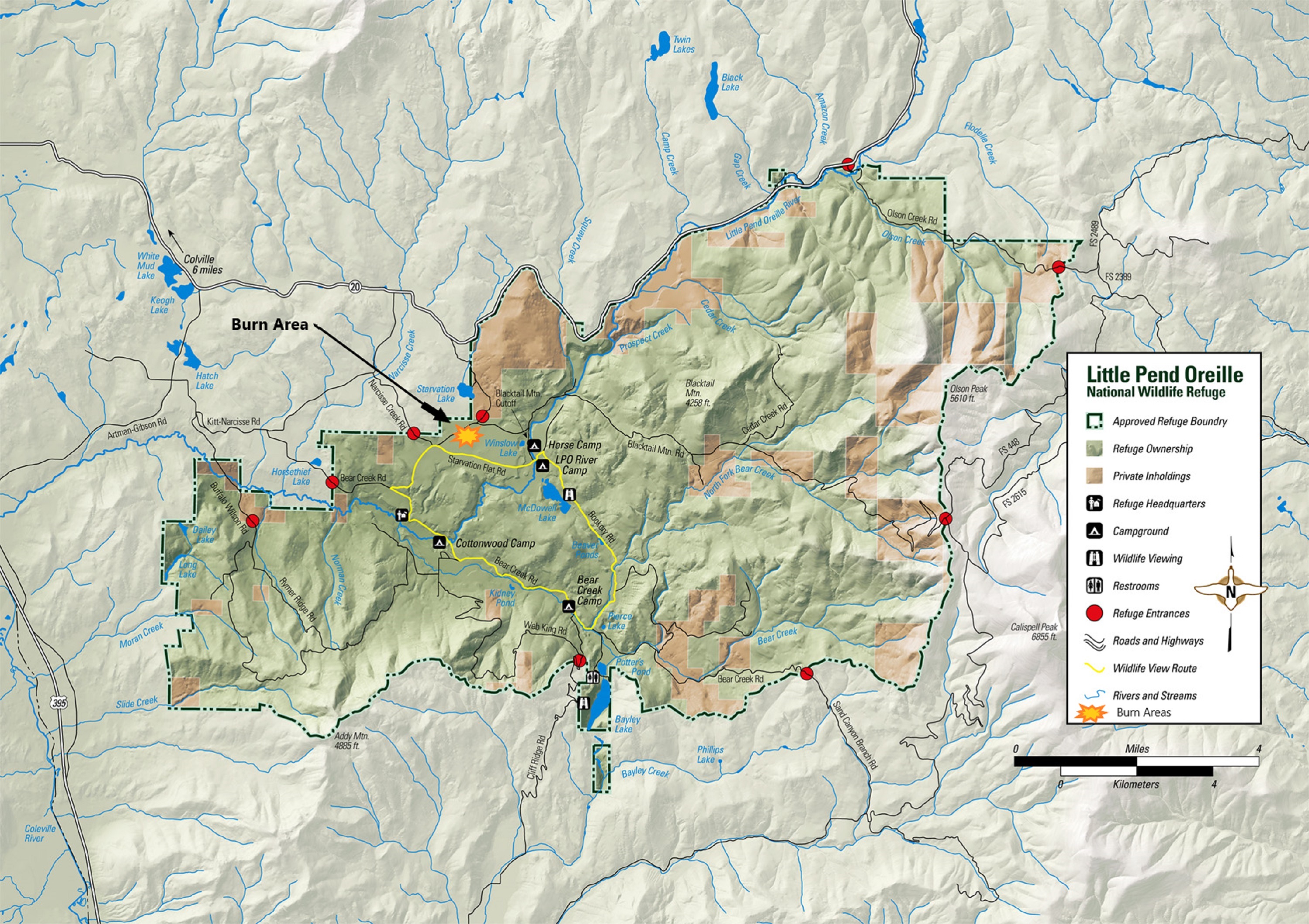 LPO Prescribed Burn Map - Starvation North | FWS.gov