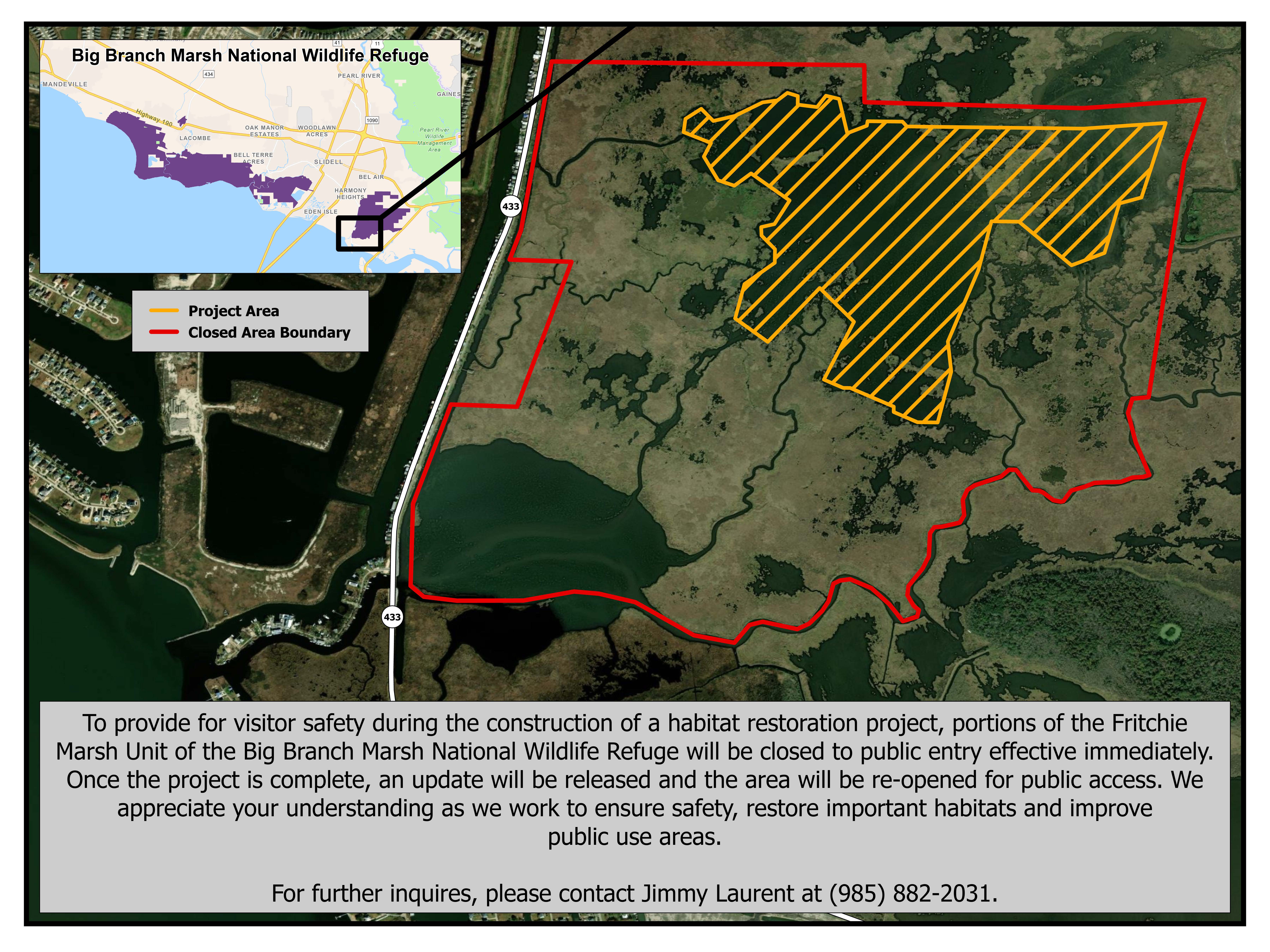 Fritchie Marsh Project Map | FWS.gov