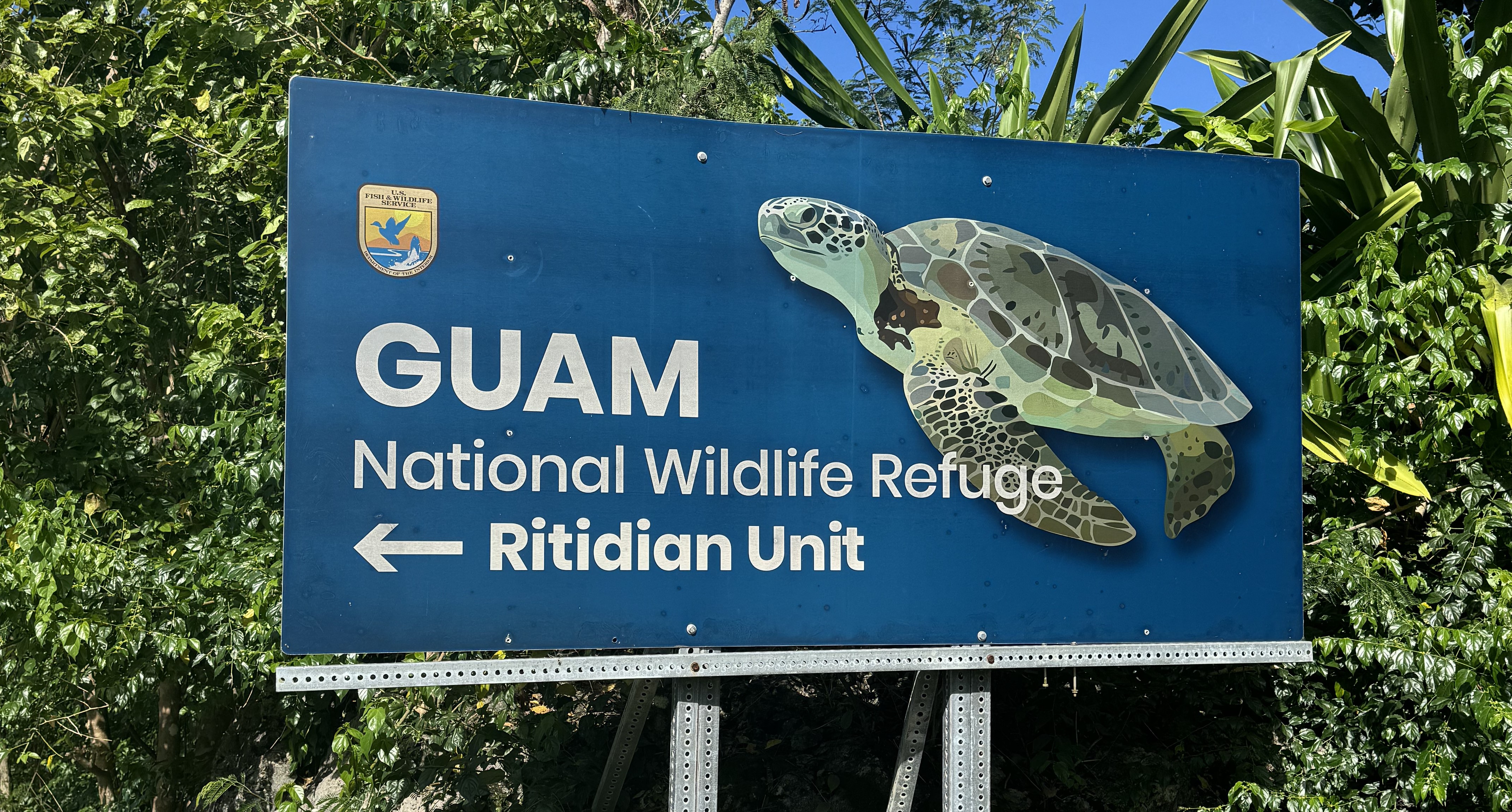 Guam NWR Entrance Sign | FWS.gov