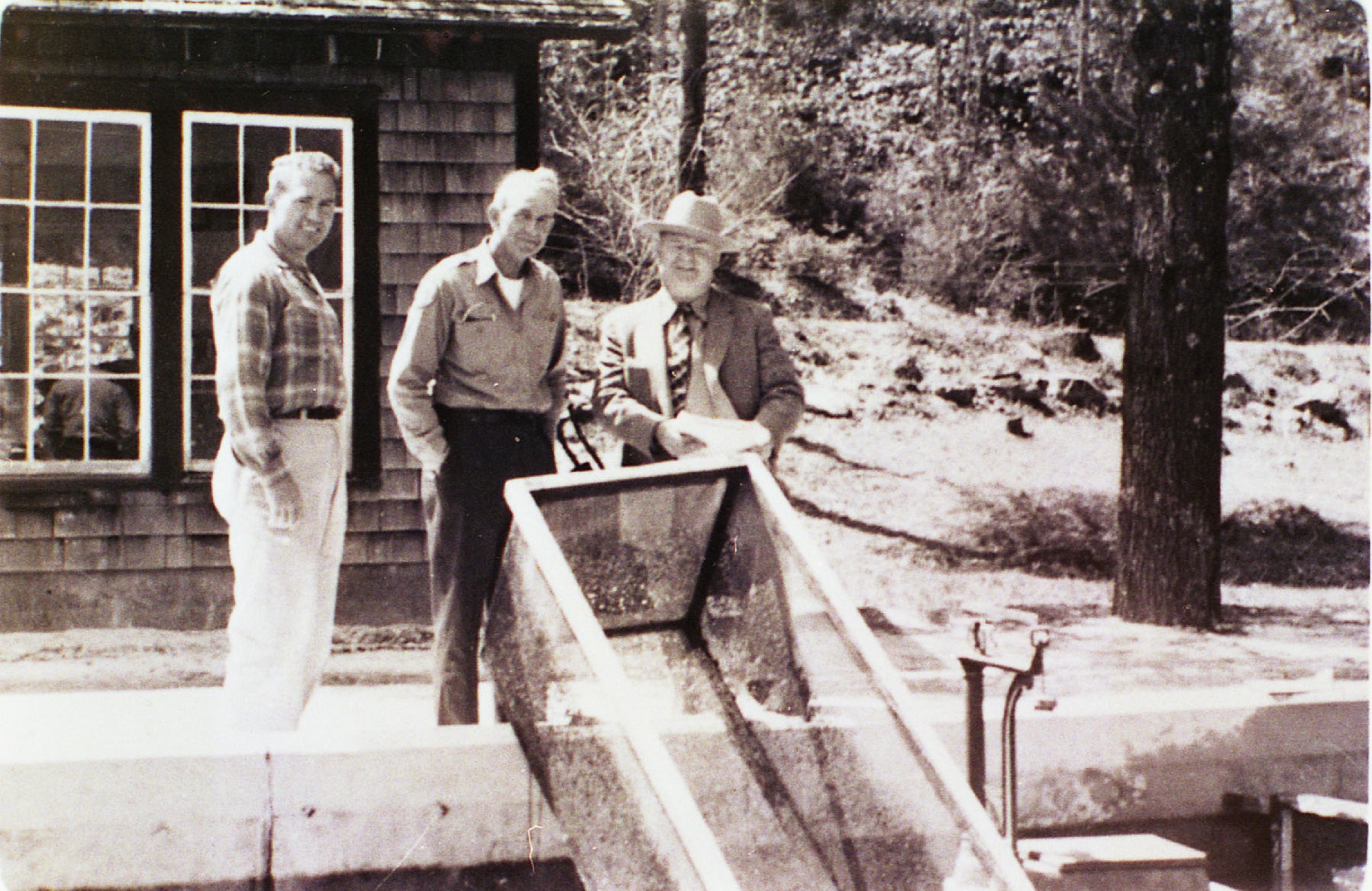 Historic new fish hatchery equipment at Chattahoochee Forest National ...
