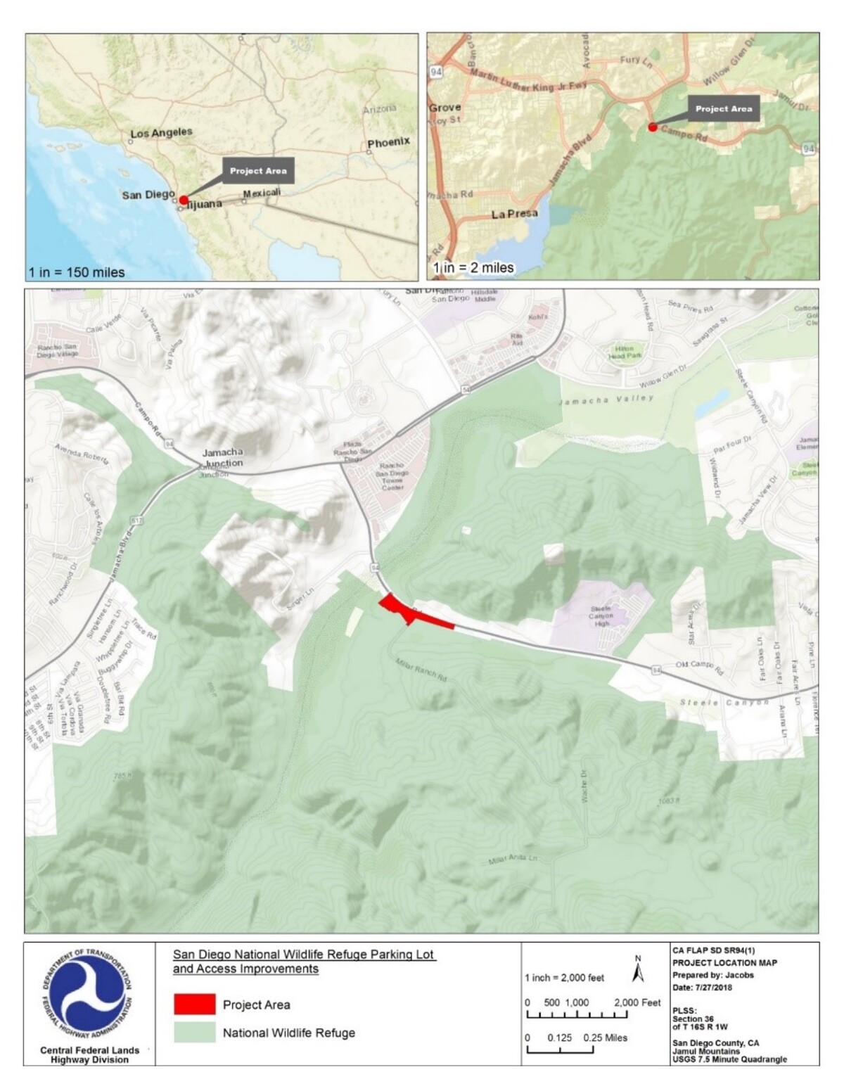 Parking Lot Location for San Diego National Wildlife Refuge | FWS.gov