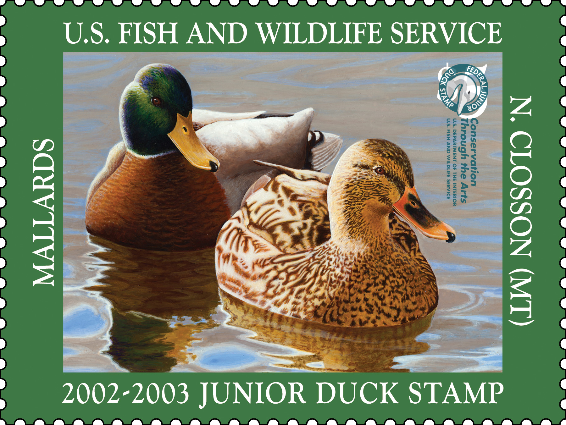Junior Duck Stamp 2002-2003 | FWS.gov