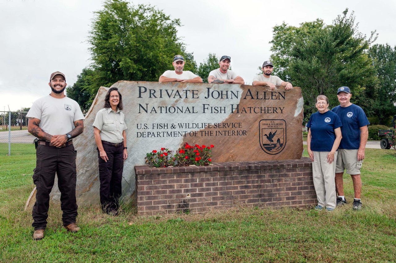 Private John Allen NFH Staff Photo (photo credit- Don Wilson) | FWS.gov