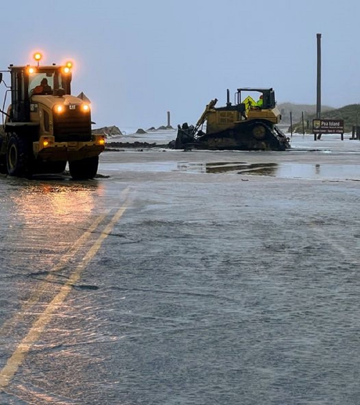 Highway 12 Emergency Maintenance Pea Island National Wildlife Refuge ...