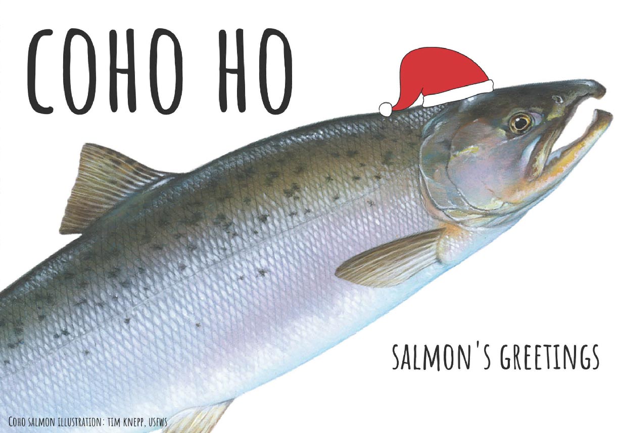 Coho ho FWS holiday ecard | FWS.gov