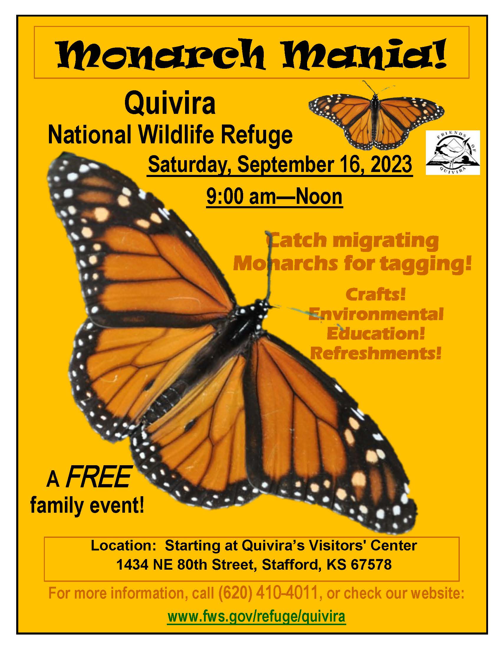 Monarch Mania flyer 2023 | FWS.gov