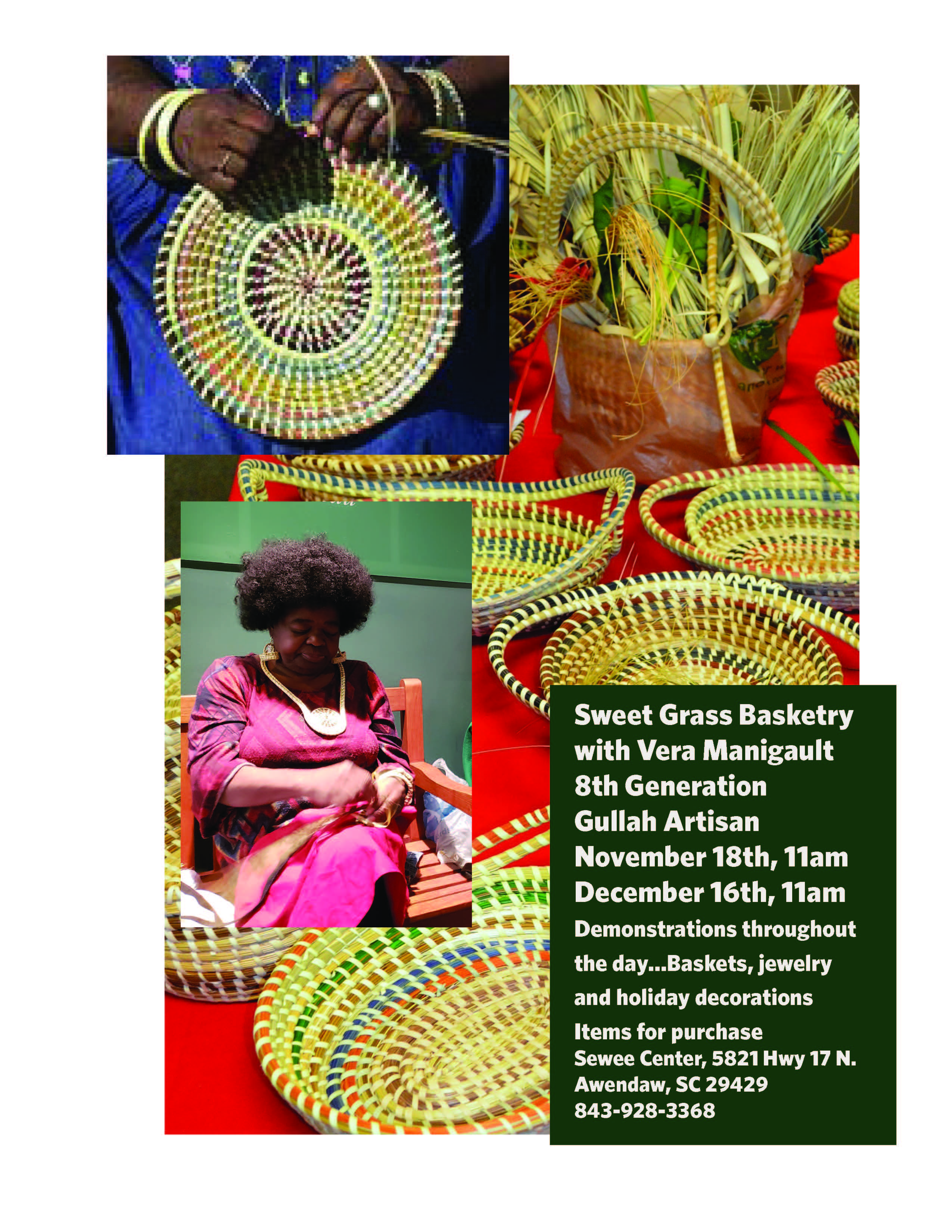 Sweetgrass Basketry with Vera Manigault at the Sewee Center | FWS.gov