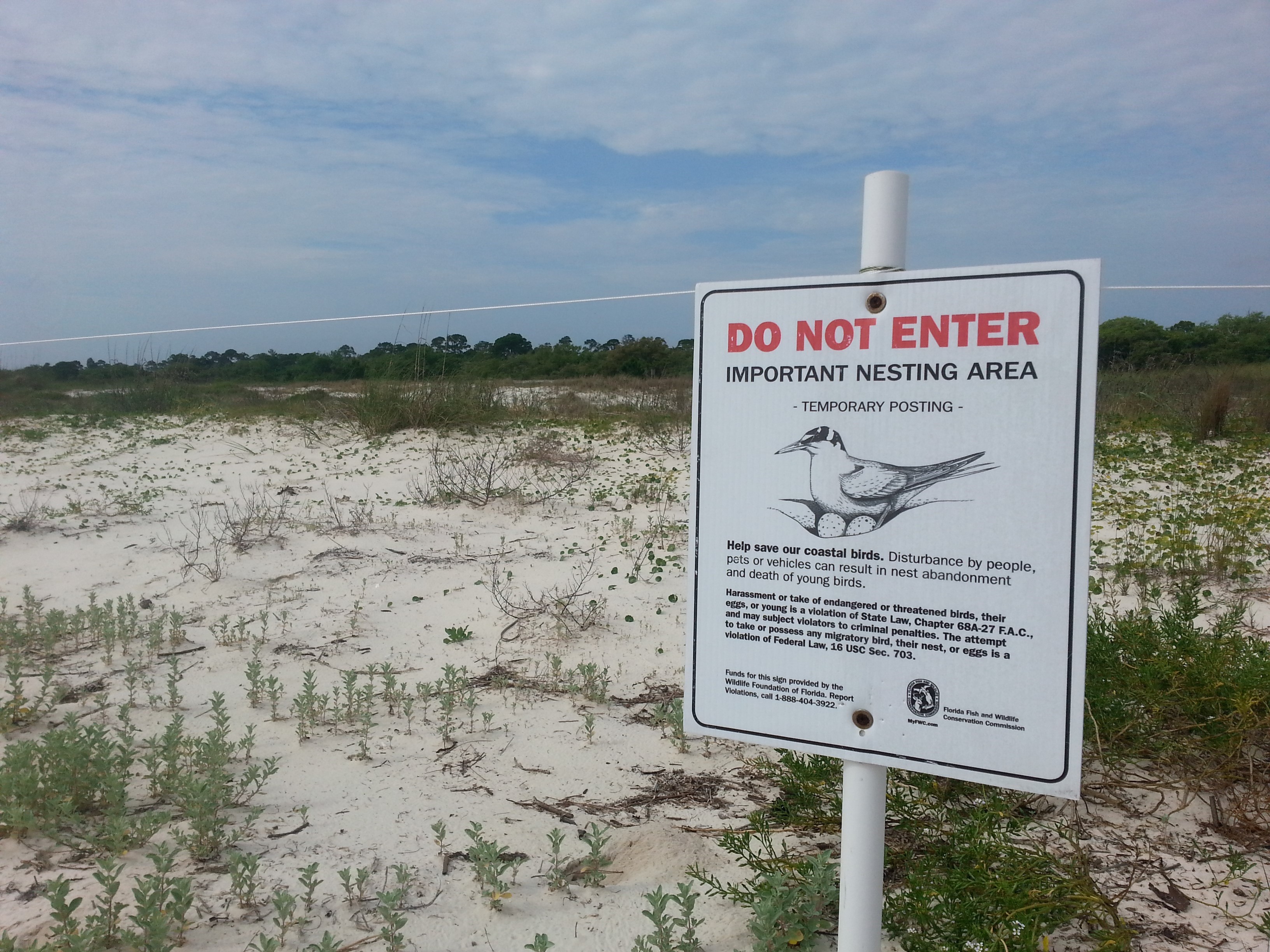 Avian habitat posted area.jpg | FWS.gov