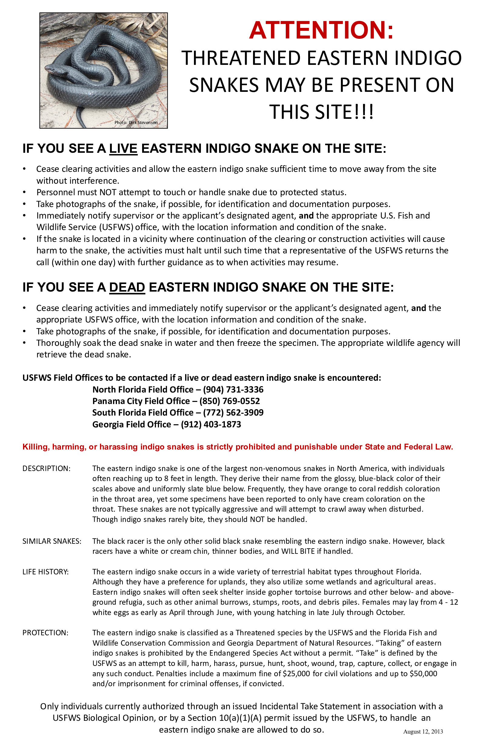 Eastern Indigo Snake Conservation | U.S. Fish & Wildlife Service