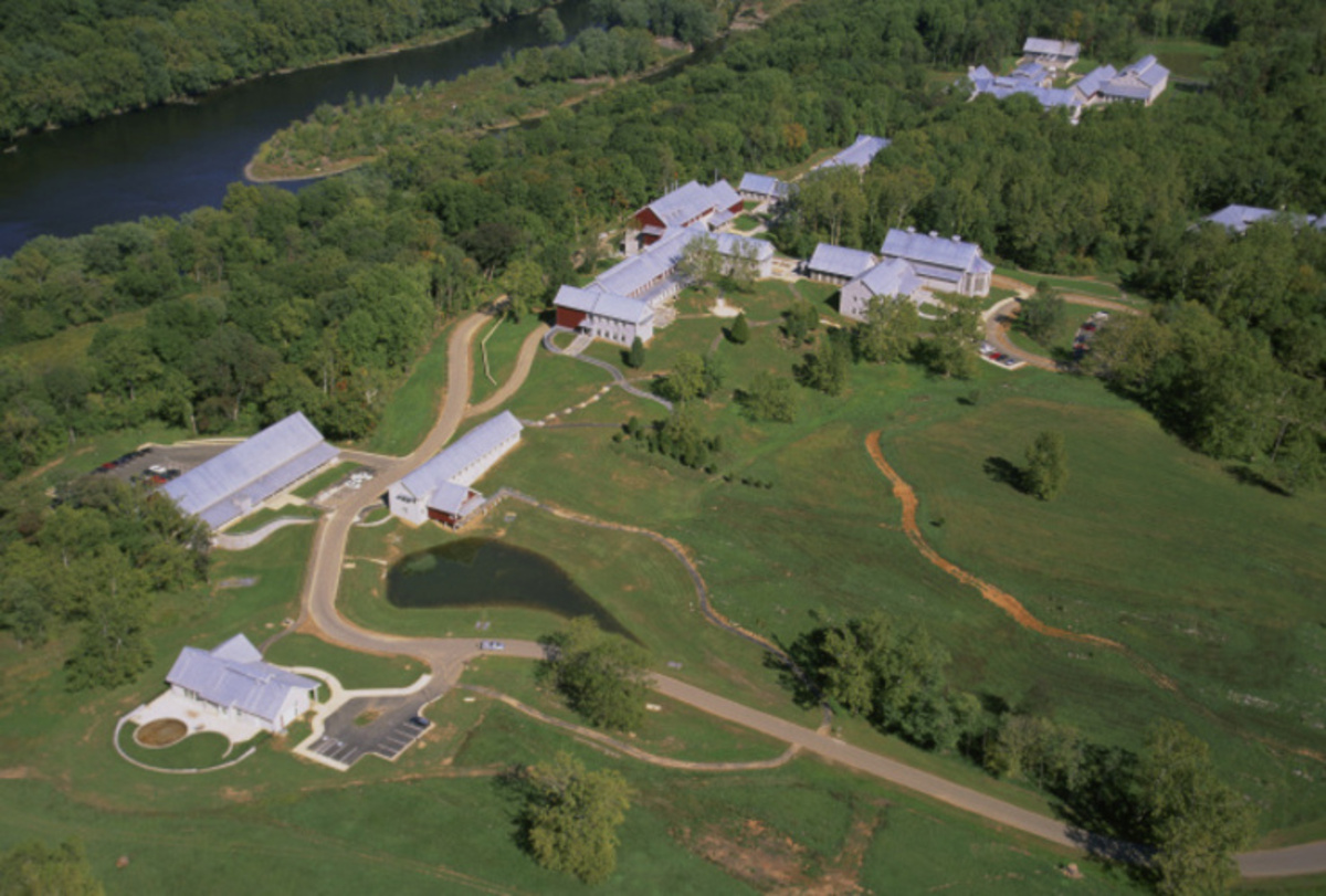 Aerial of the National Conservation Training Center campus | FWS.gov