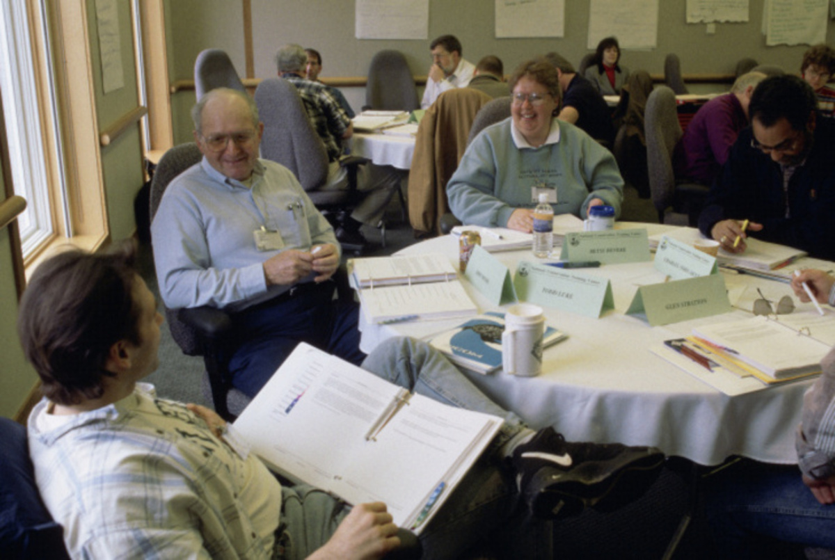 Students in classroom at the National Conservation Training Center ...