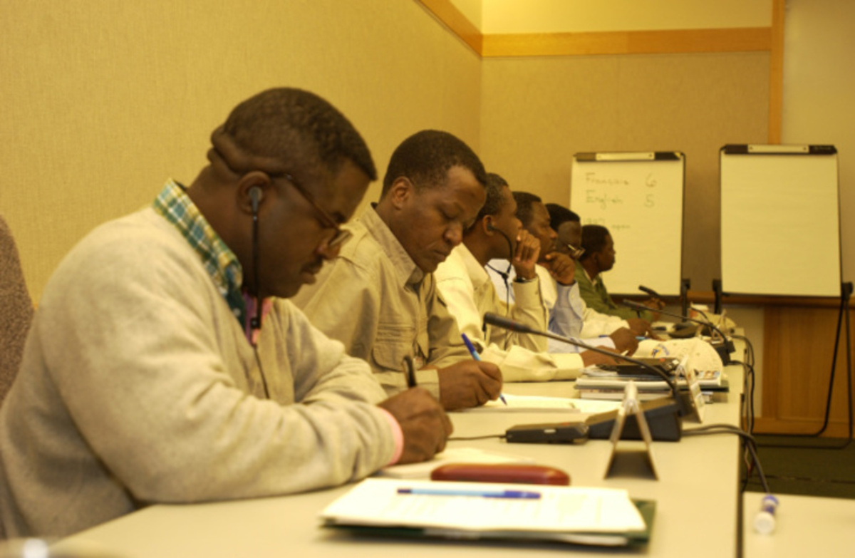 Congo Basin Meeting visitors at the National Conservation Training ...