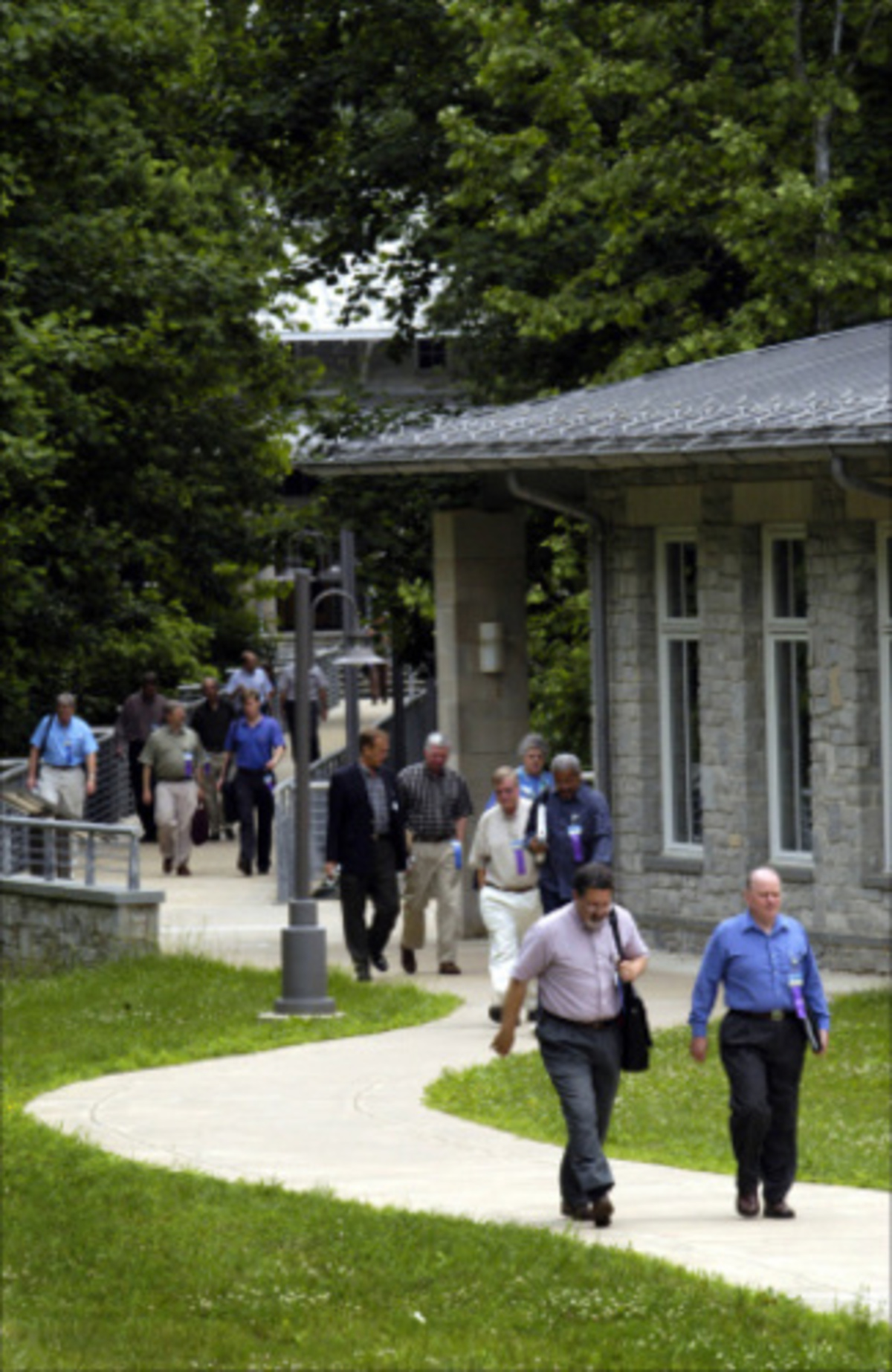 People walking on the National Conservation Training Center campus | FWS.gov