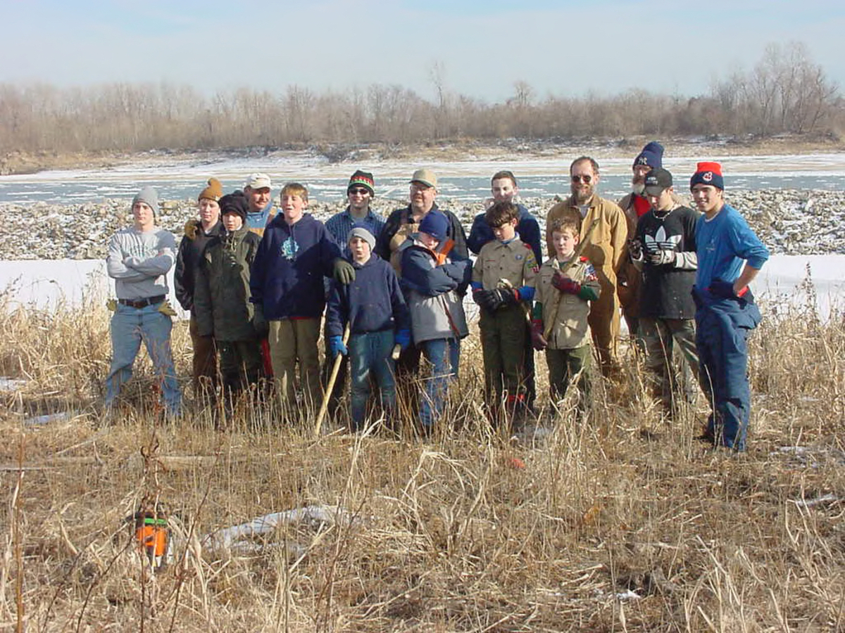 Boy scouts work day on the refuge | FWS.gov
