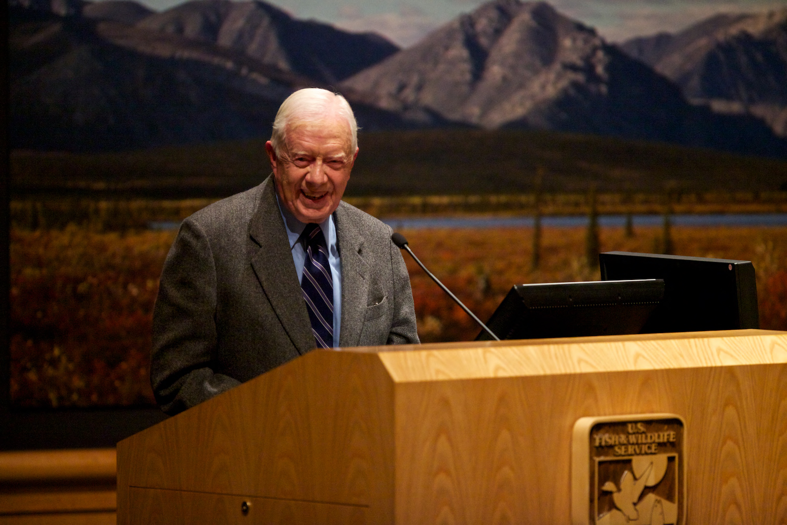 Jimmy Carter speaks at the Arctic National Wildlife Refuge 50th ...