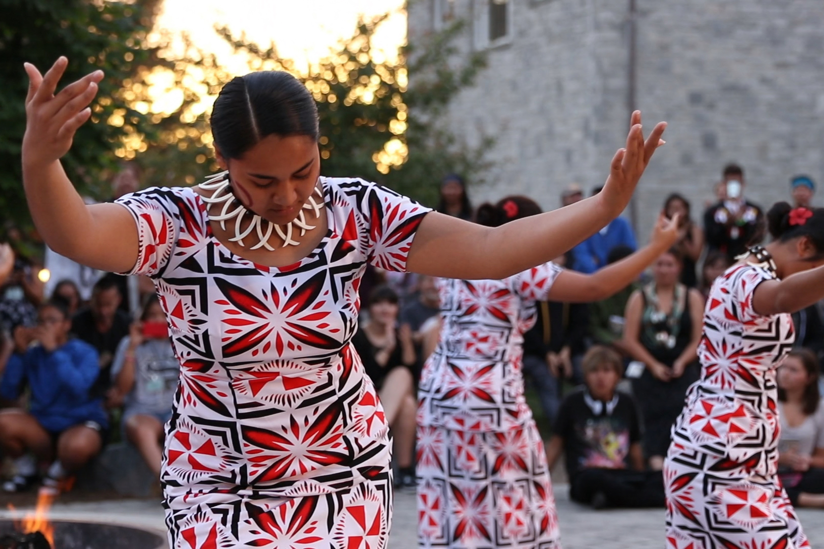 American Samoa tribal members presenting at cultural gathering | FWS.gov