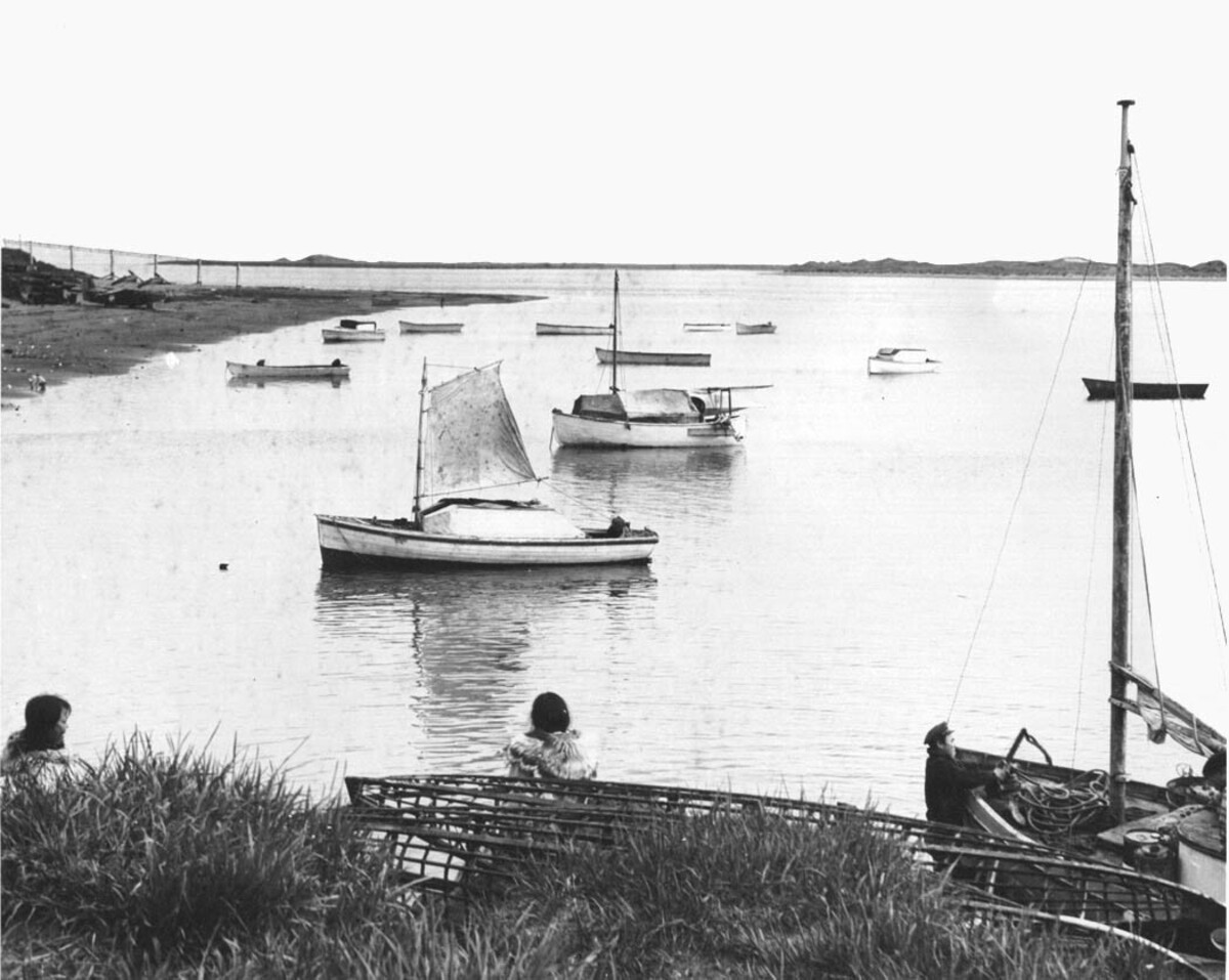 Sailing vessels at Mekoryuk, Nunivak Island | FWS.gov