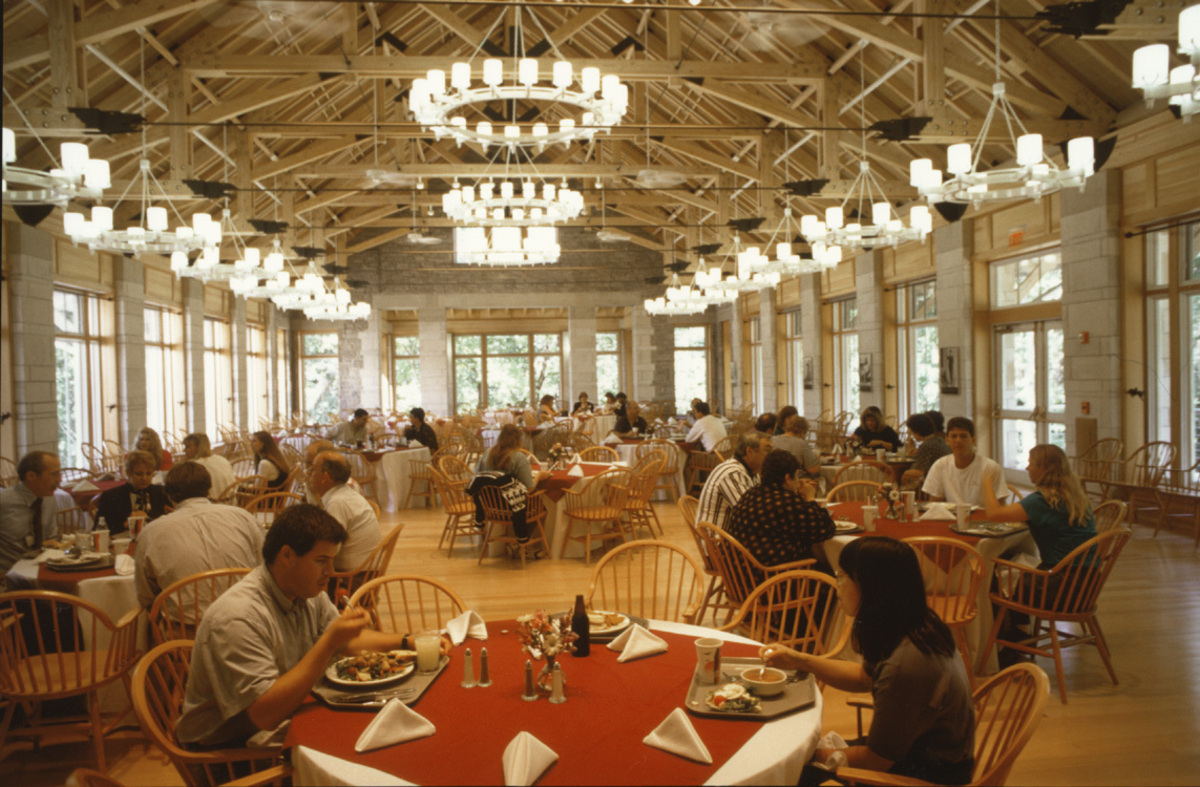 Dining Hall in Commons Building at National Conservation Training Center | FWS.gov
