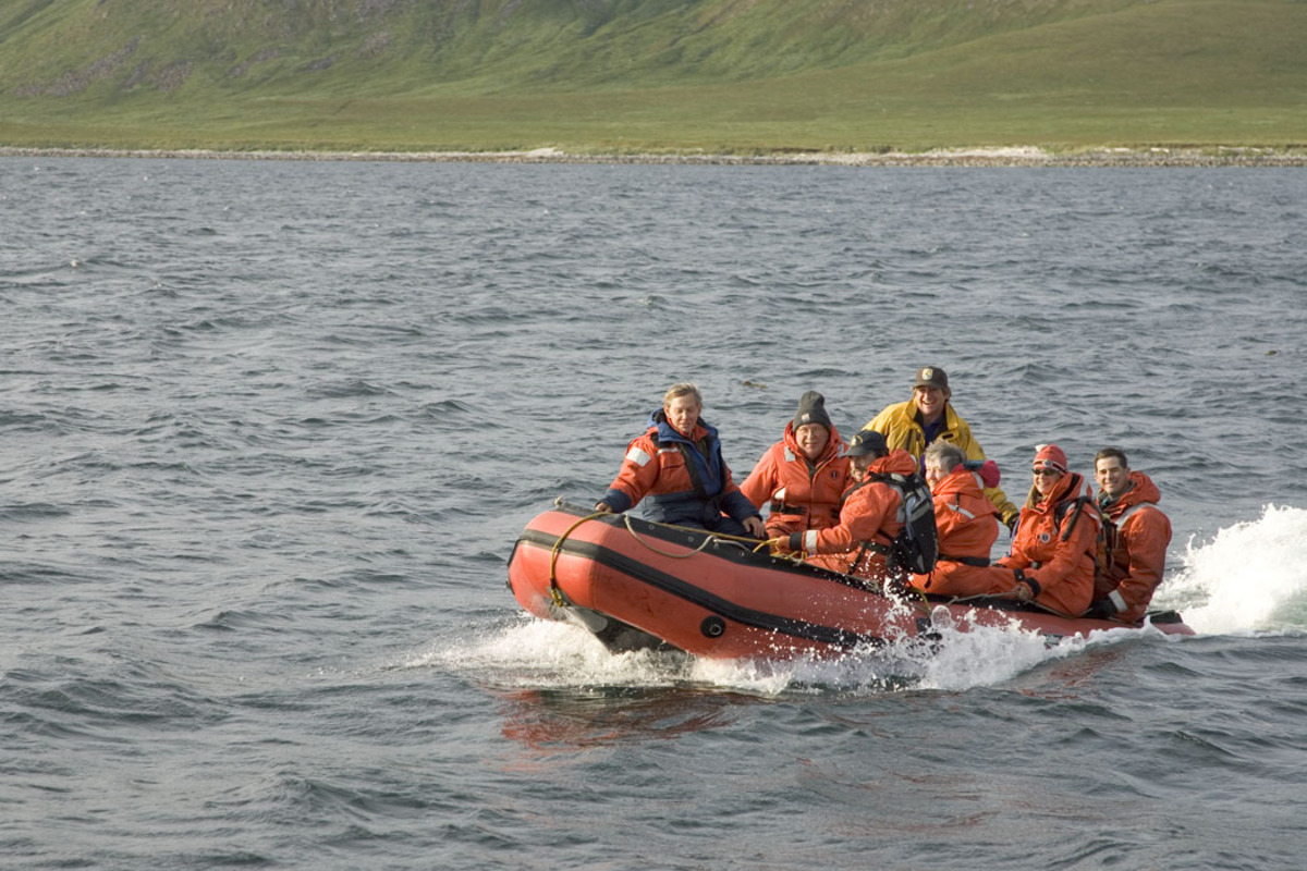 M/V Tiglax crew near Chernabura Island, Aleutians | FWS.gov