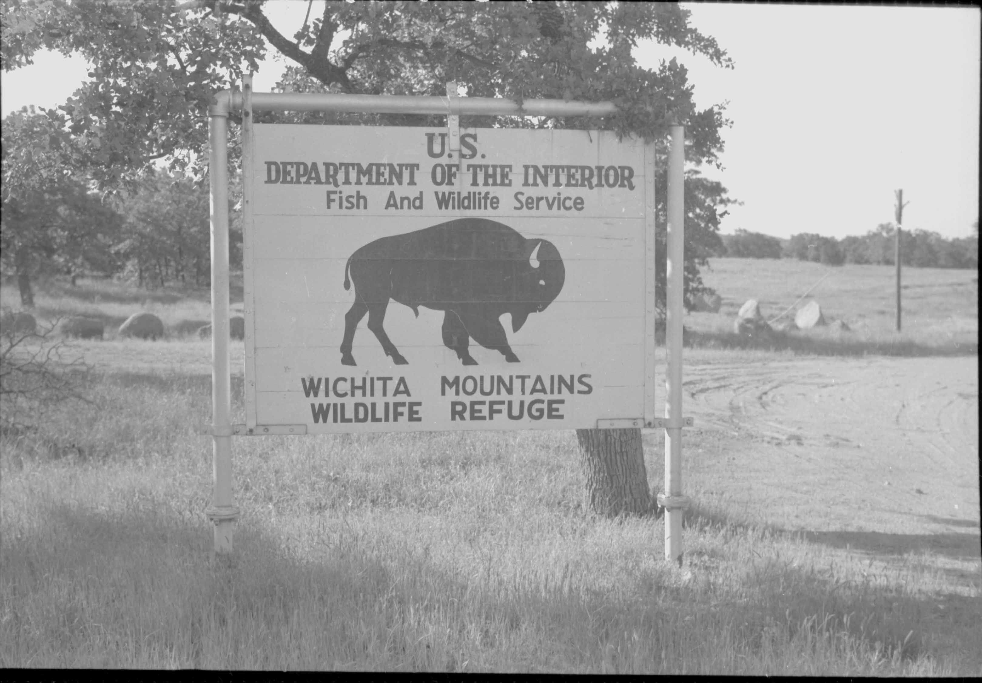 Entrance sign to Wichita Mountains Wildlife Refuge | FWS.gov