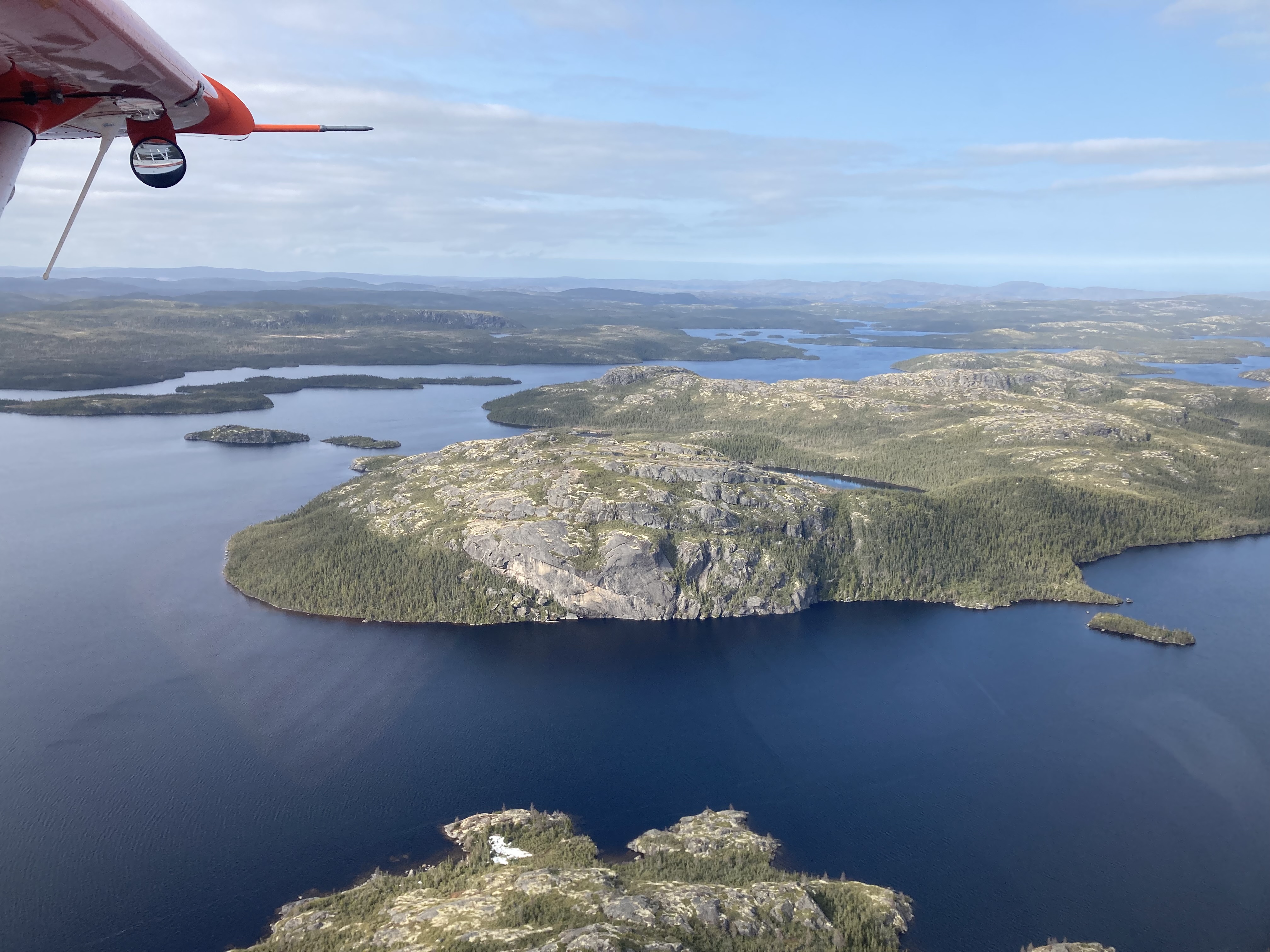 Aerial view of the coast of Labrador, Canada | FWS.gov