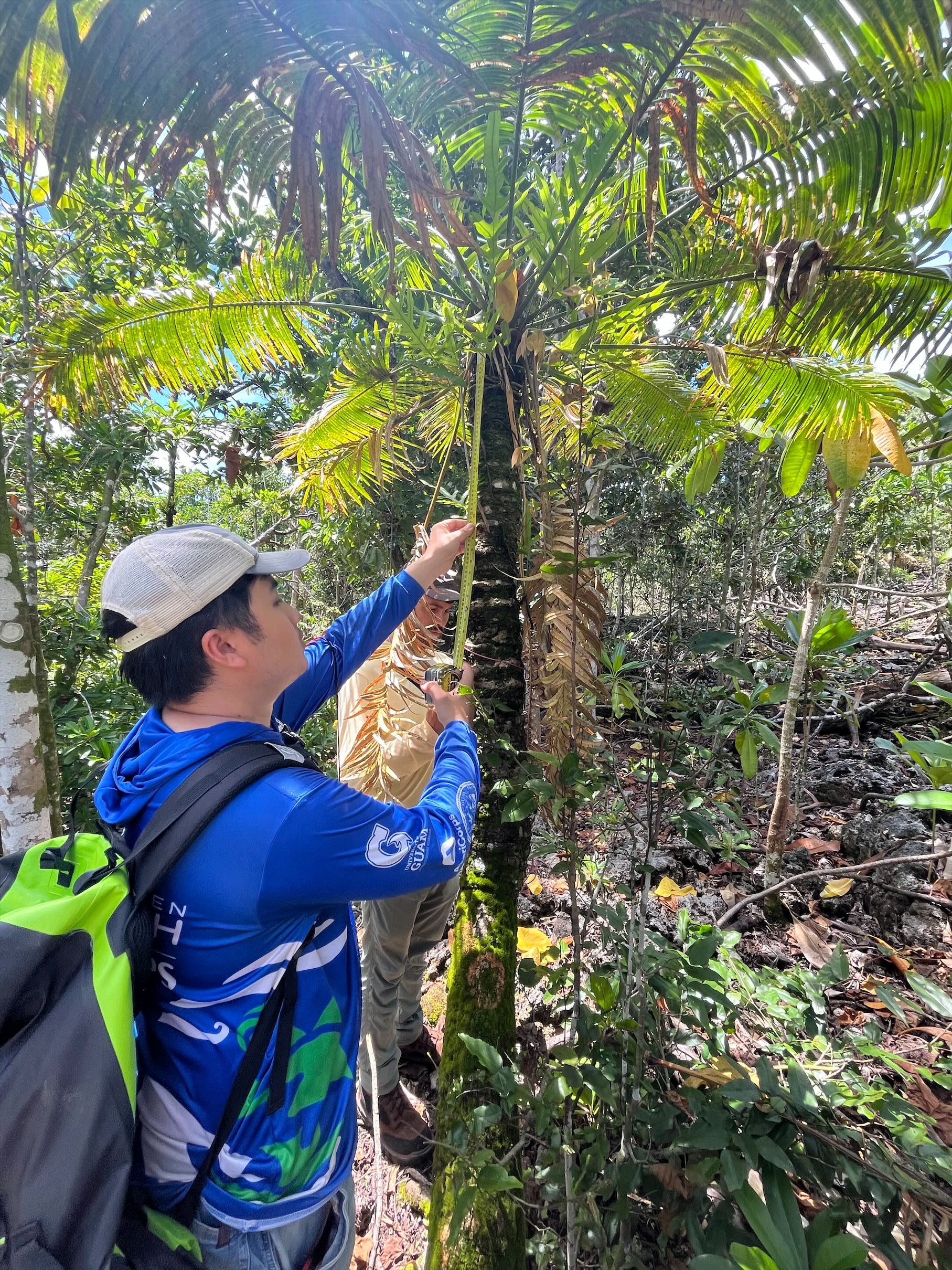 Intern conducts Fadang health assessment | FWS.gov