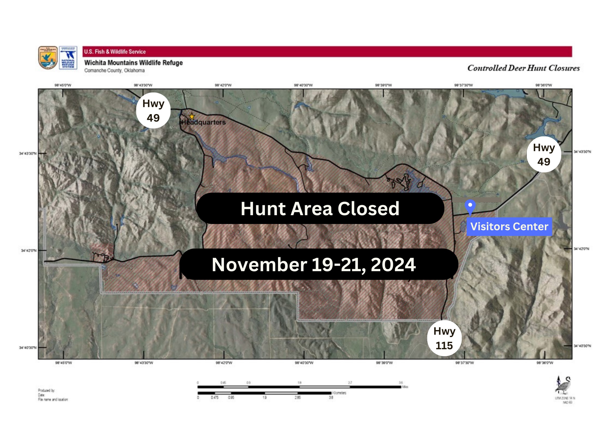 Hunt Area Closed Map | FWS.gov