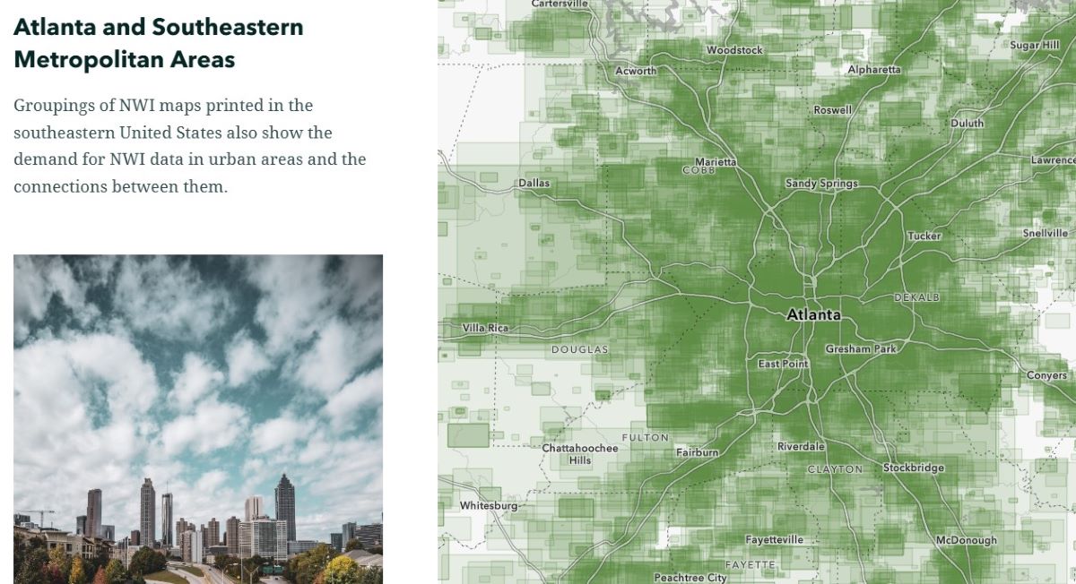 NWI Map Prints near Atlanta, Georgia. | FWS.gov