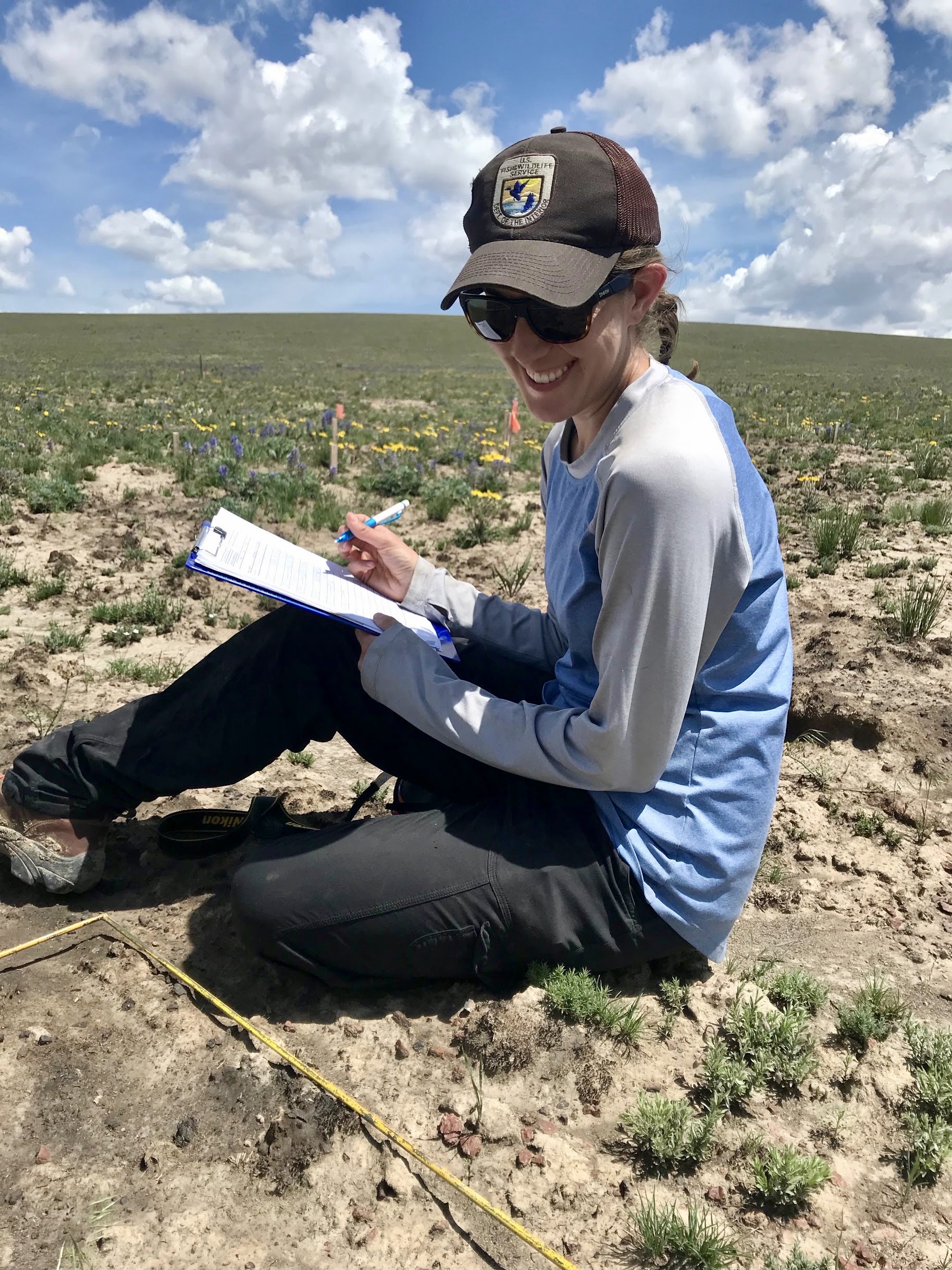 Biologist collecting data in Nevada | FWS.gov