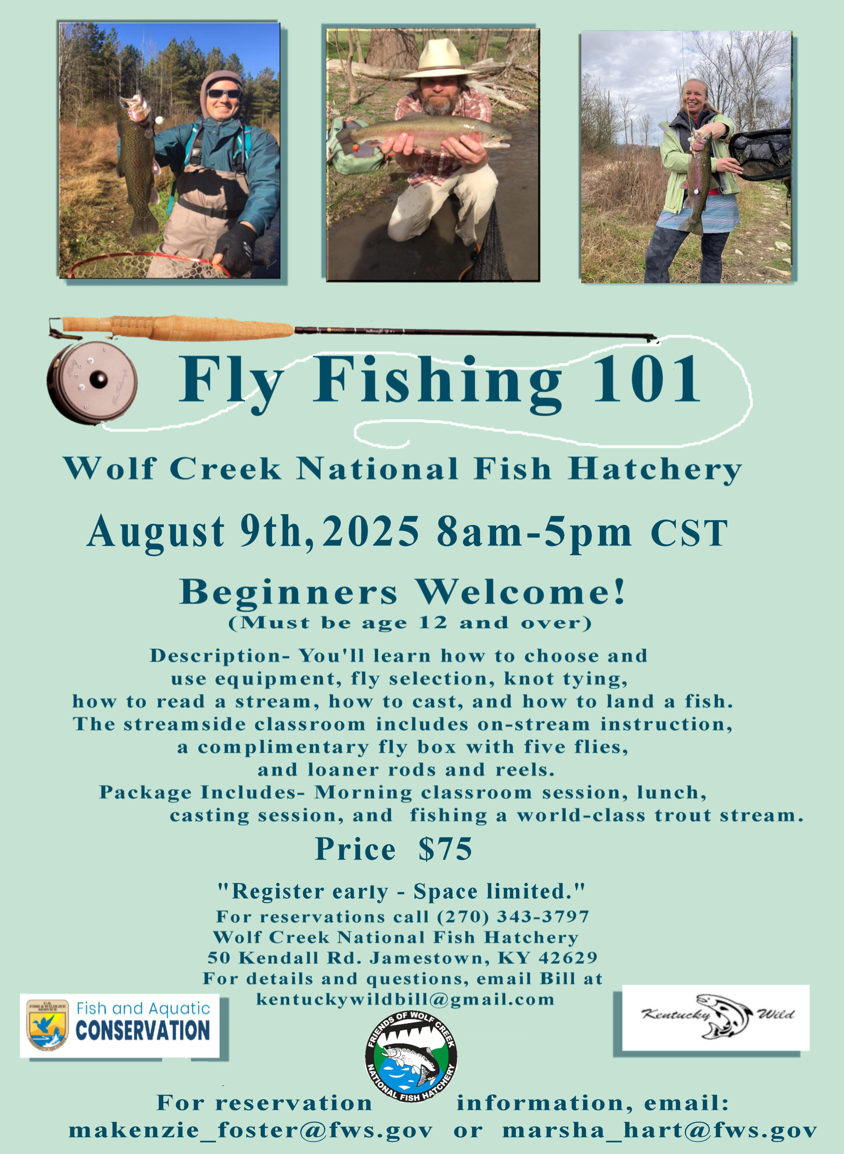 Fly Fishing 101 flyer 8.9.25 | FWS.gov