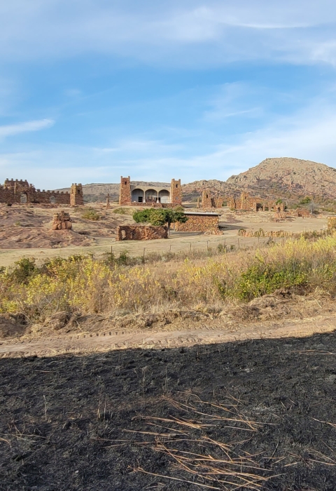 Rush Fire at Wichita Mountains Wildlife Refuge 10/29/2024 | U.S. Fish ...