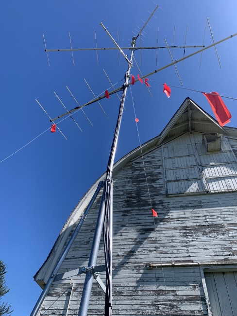 Motus tower at Twin Barns | FWS.gov