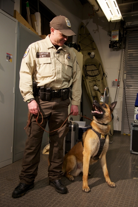 Law enforcement with K-9 | FWS.gov