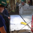 Biologists reviewing a map of fuels management projects | FWS.gov